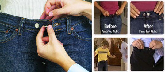 Perfect Fit Button for anyone. Adjustable Deluxe. Emergency and fast to ...